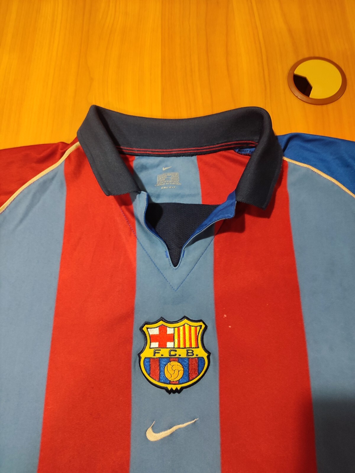 FC Barcelona 2001 2002 home Sz XL Nike shirt jersey soccer football kit ...