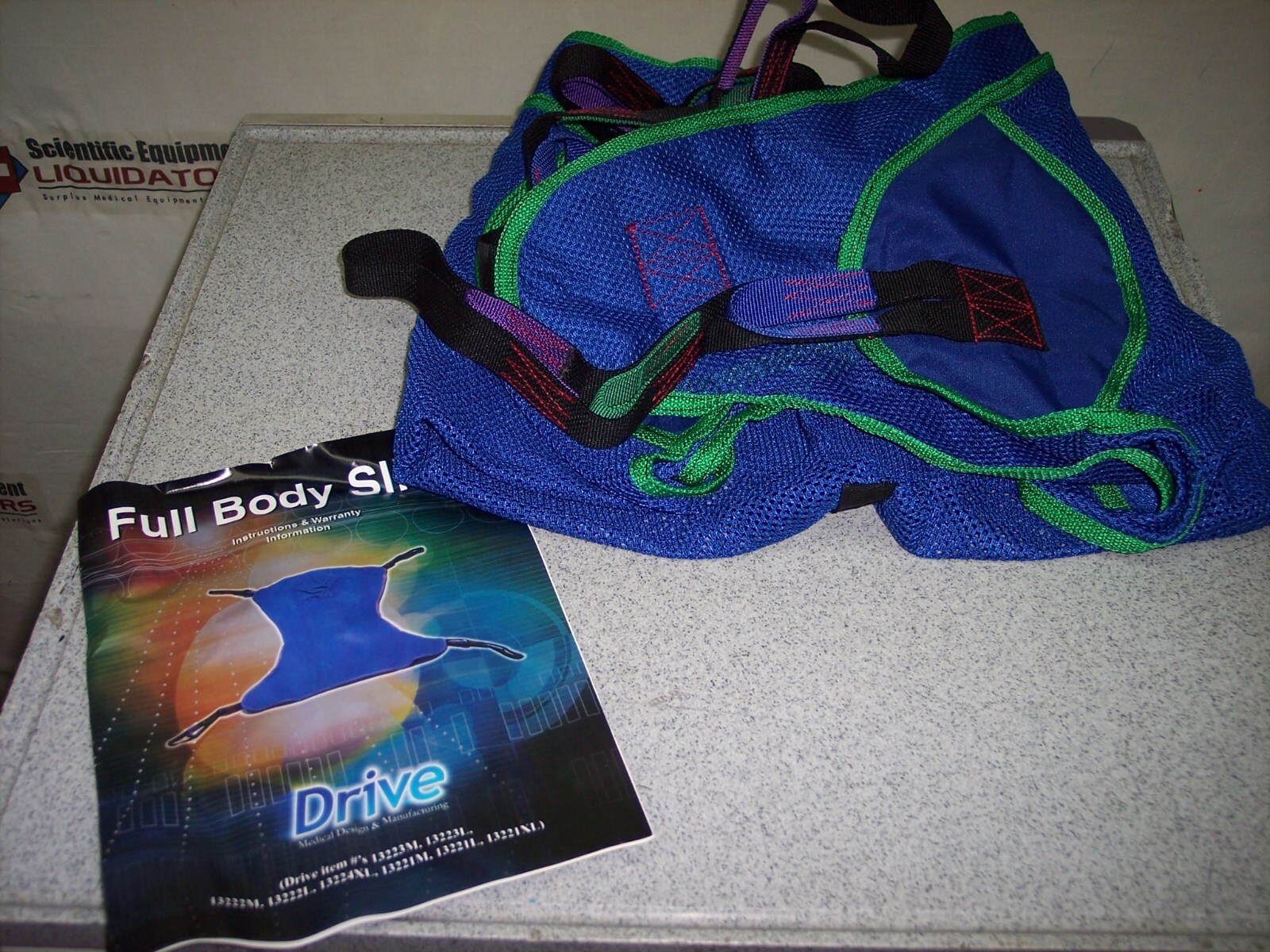 Drive 13223L Full Body 4 Point Mesh Sling, Large - NEW | eBay