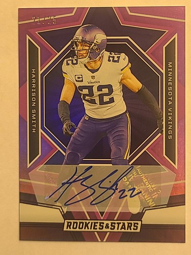 2023 Panini Rookies & Stars Harrison Smith Purple Auto Autograph #21/25 ...