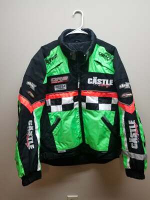 Castle X Racing Jacket Mens Medium SHIPS WORLDWIDE | eBay