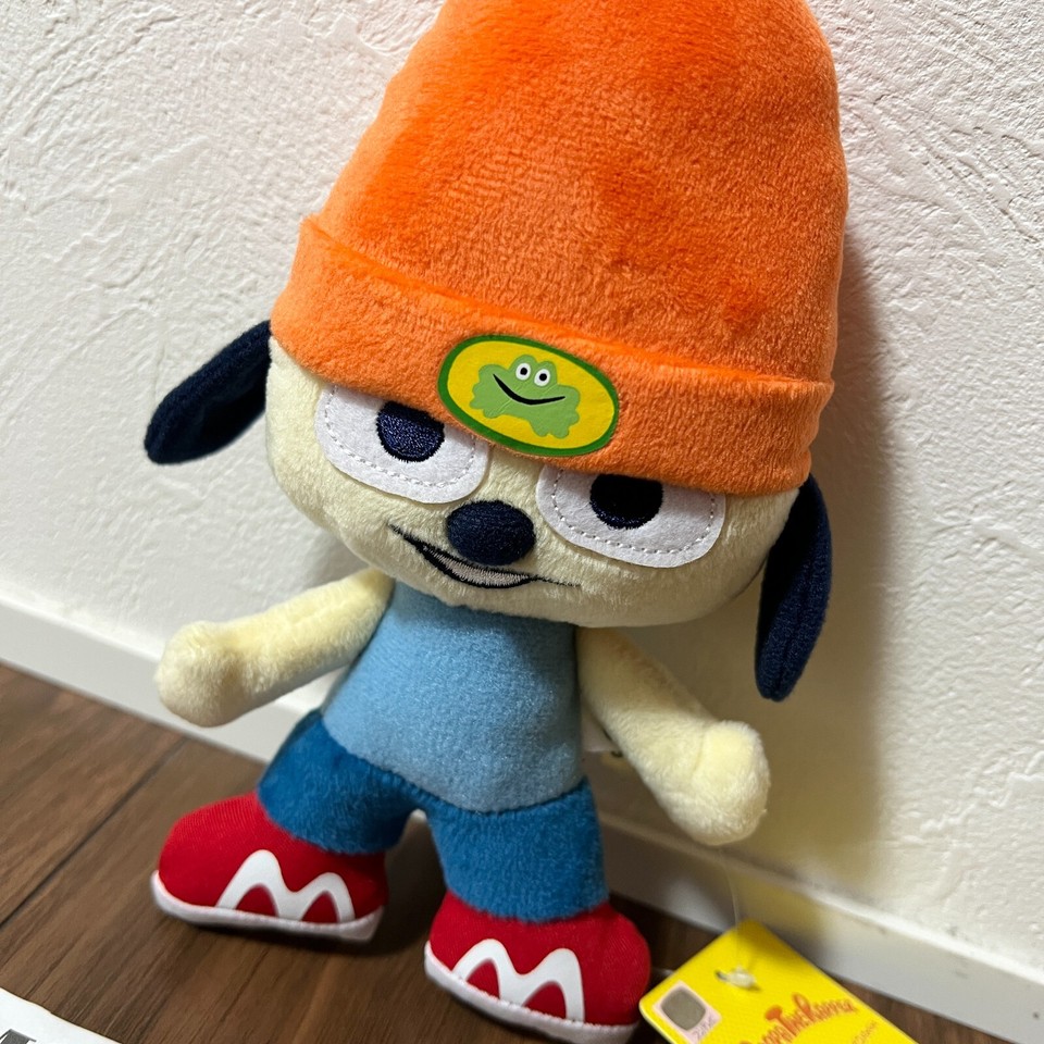 PARAPPA THE RAPPER Parappa Plush Doll toy 19cm/7.5" Kawaii Anime Japan ...