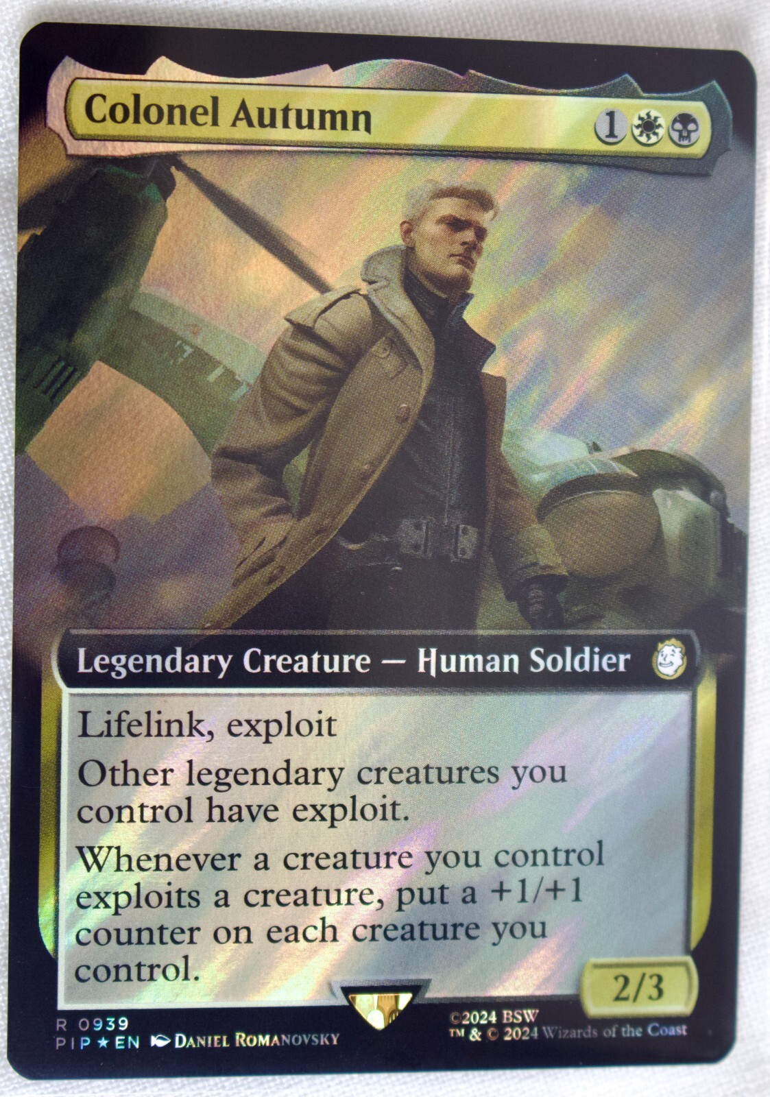 Colonel Autumn [New, Near Mint] *Extended Surge Foil* {Fallout MTG} | eBay
