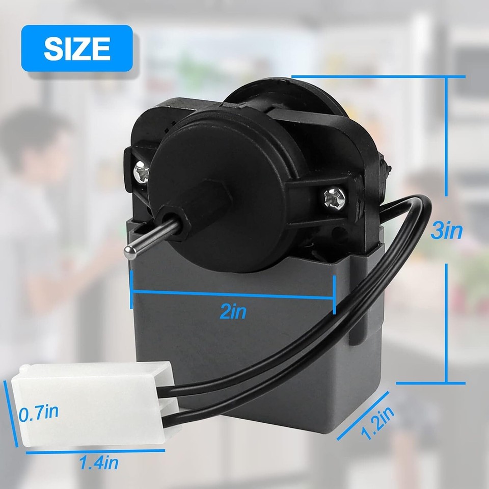 2315549 Refrigerator Evaporator Fan Motor Replaces WP2315549 2220569 ...