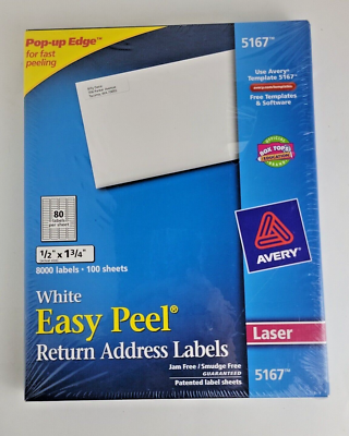 Avery 5167 Template Blank
