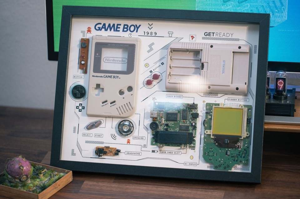 Disassembled Original Gameboy With Frame, Disassemble Gameboy Teardown ...