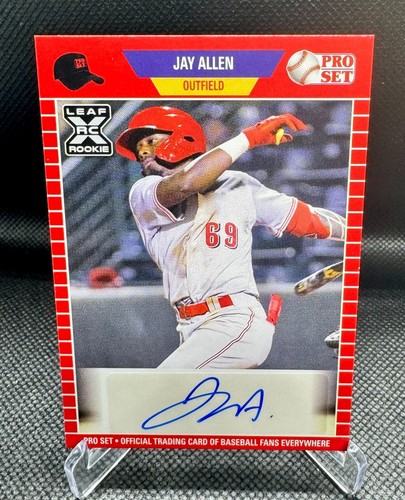 Jay Allen 2021 Pro Set Auto RC Rookie #PS-JA1 Rookie Cincinnati Reds | eBay