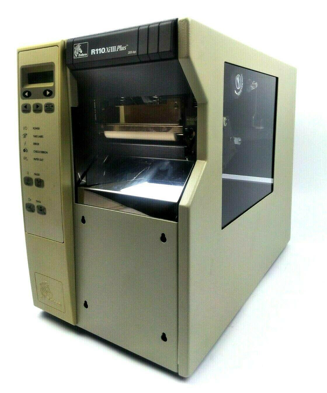 Zebra 110XIIII Plus 110x1iiiplus 203 DPI Network Label Printer for sale ...