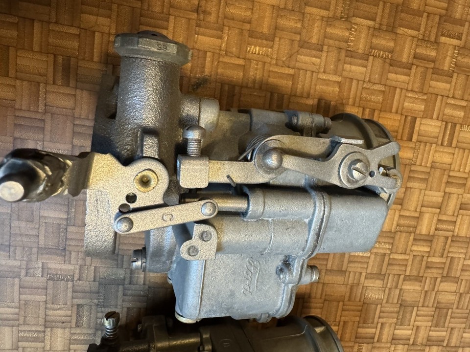 🔥3 Holley 94 59 ECG5 Carburetors Flathead V8 Ford Hot Rod Tri Power 3 ...