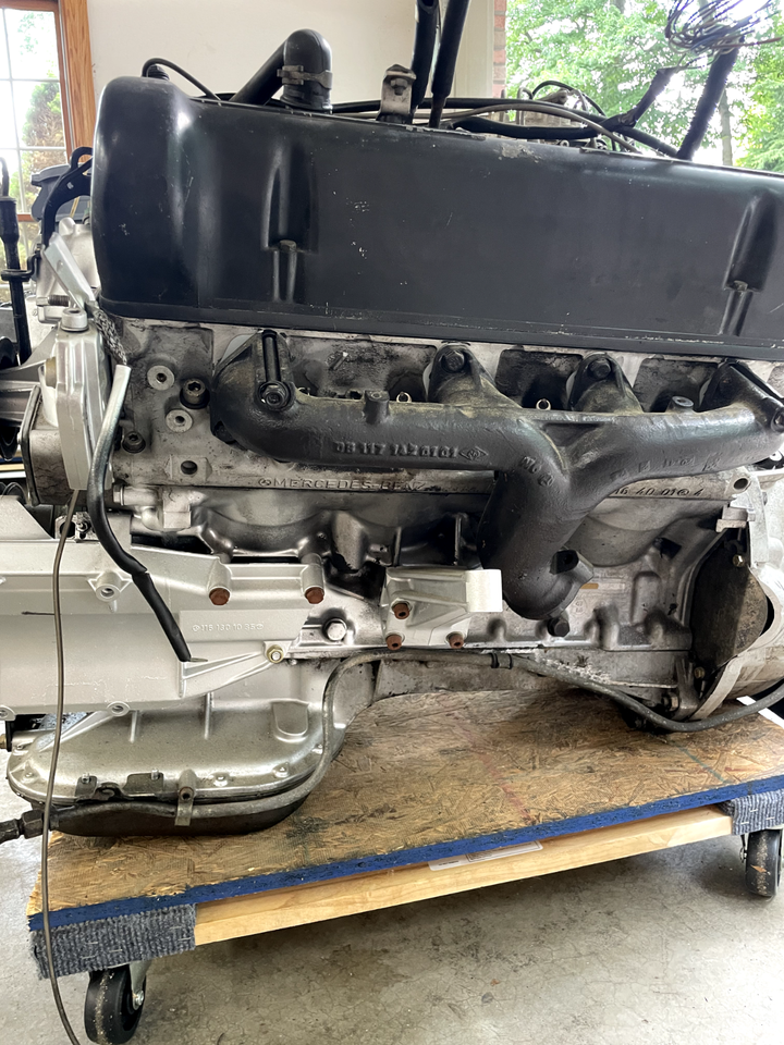Mercedes-Benz M116 420SEL 420 V8 W126 116.965 Engine And Transmission ...