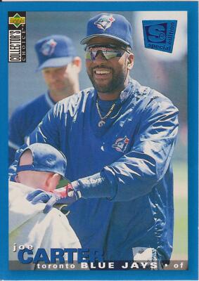 1995 Collector's Choice SE Joe Carter #54 Blue Parallel Baseball | eBay