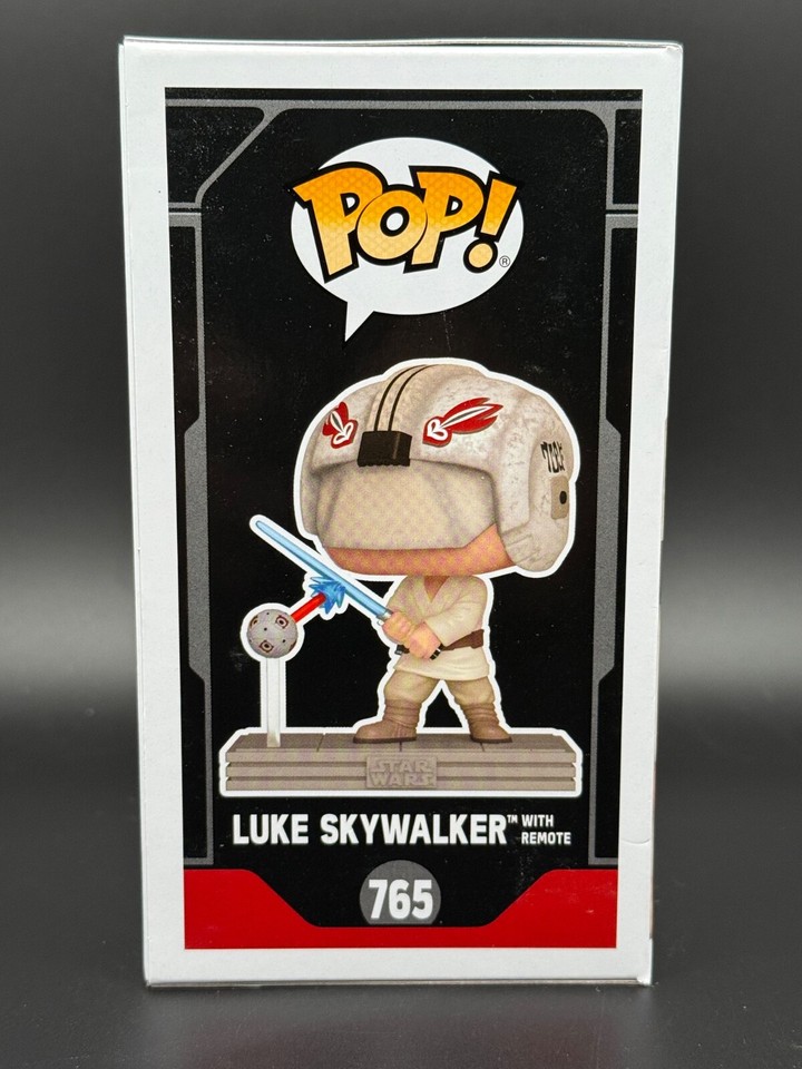 Star Wars Luke Skywalker with Remote Funko Pop! Vinyl Figure #765 ...