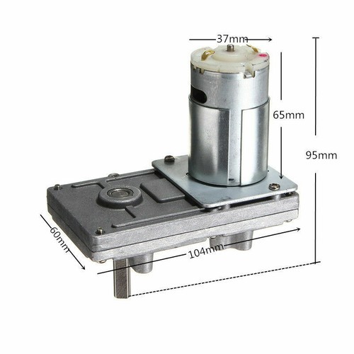 4.09” 8000RPM Metal Gear Motors DC 12V 24V DC Gear Motor High Torque ...