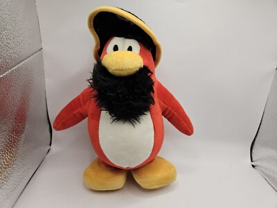 Club Penguin Captain Rockhopper Pirate - 9'' Plush Stuffed Animal Used ...