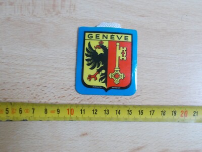 Ecusson adhésif plastifié vintage Fixauto pour voiture - GENÈVE | eBay