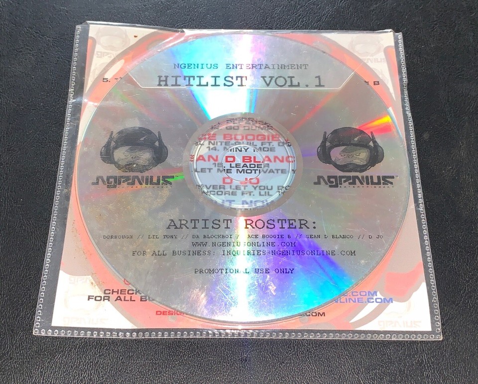 RARE Hitlist Vol. 1 Mixtape CD Dorrough LiL Tony Da Block Boi Ace ...