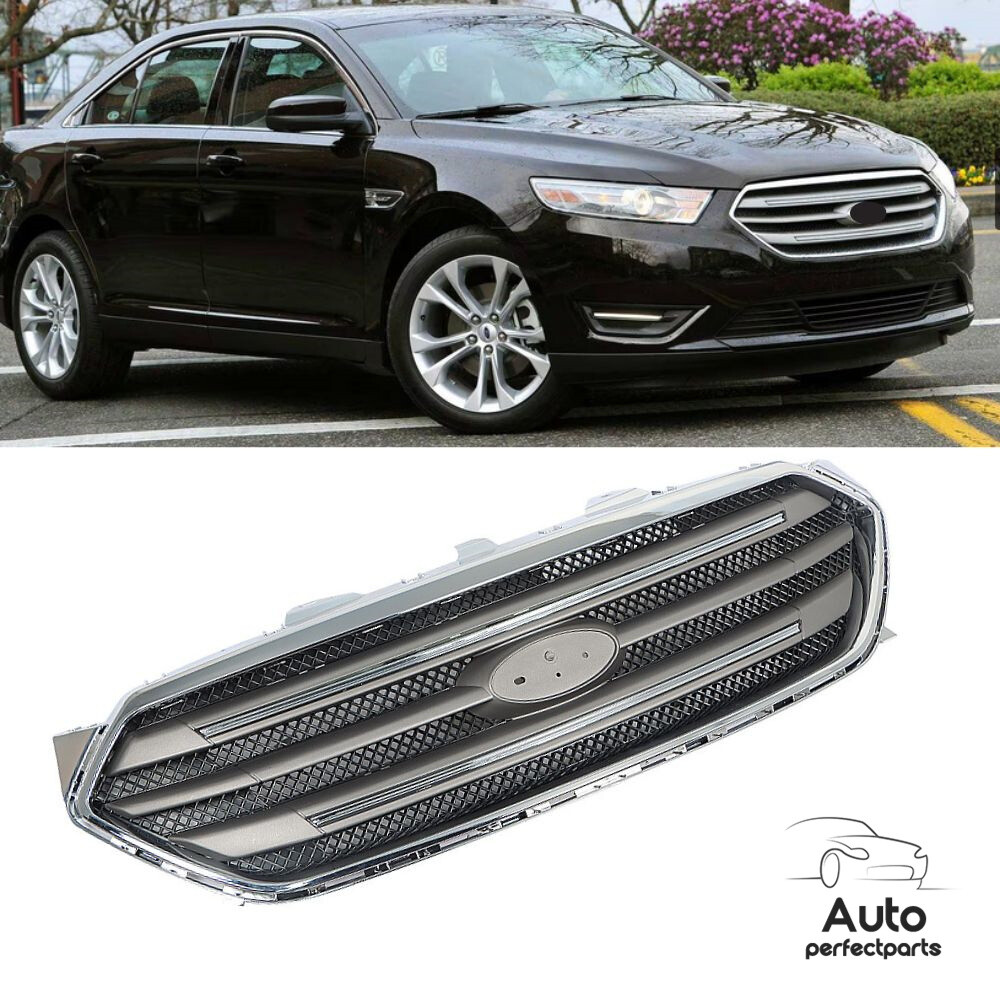 For 2013-2019 Ford Taurus Front Bumper Upper Grille Assembly Chrome ...