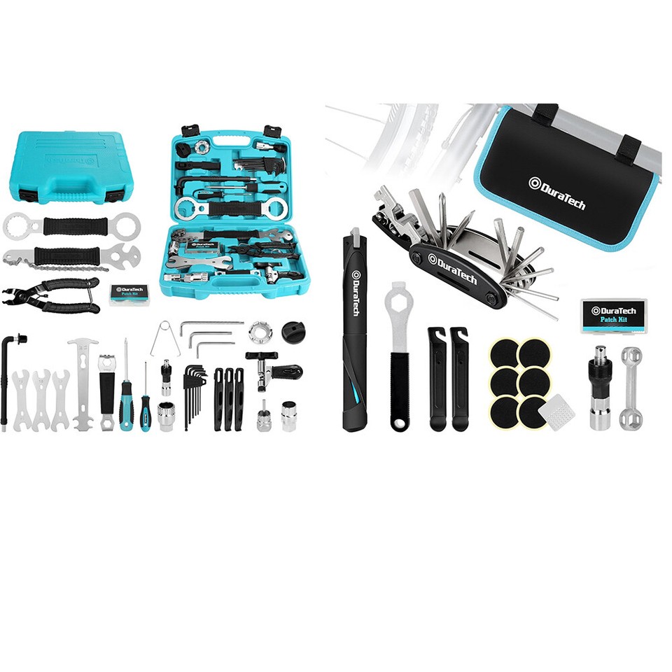DURATECH 41pc Complete Bike Tools Kit wi/Storage Box/Portable Bicycle ...
