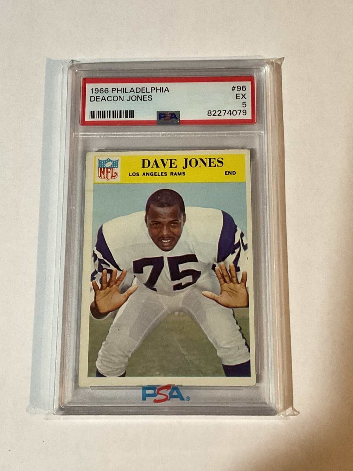 1966 Philadelphia Deacon Jones #96 - PSA Graded 5 EX | eBay