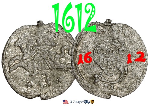 Lithuania Dwudenar 2 Denar 1612 - Sigismund III Silver Coin #31544 | eBay