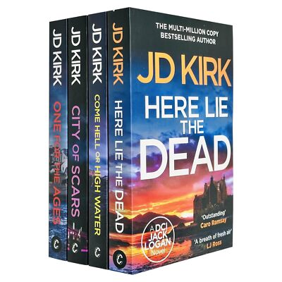 DCI Logan Crime Thrillers 13-16: 4 Books Collection Set By JD Kirk, PB ...