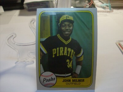 1981 Fleer Baseball #386 - John Milner - Pittsburgh Pirates (99145) | eBay
