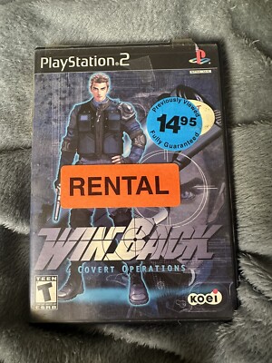 WinBack: Covert Operations (2001 Sony PlayStation 2) Blue Game And Case ...