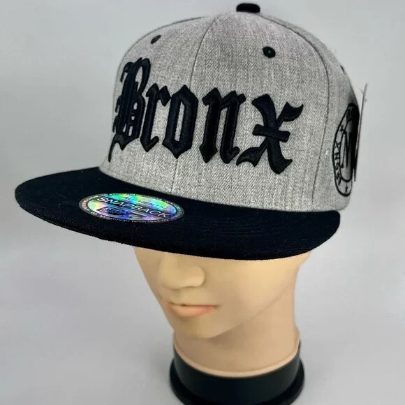 BRONX Steel Swagger Snapback — Steel Gray & Black — Adjustable Size | eBay