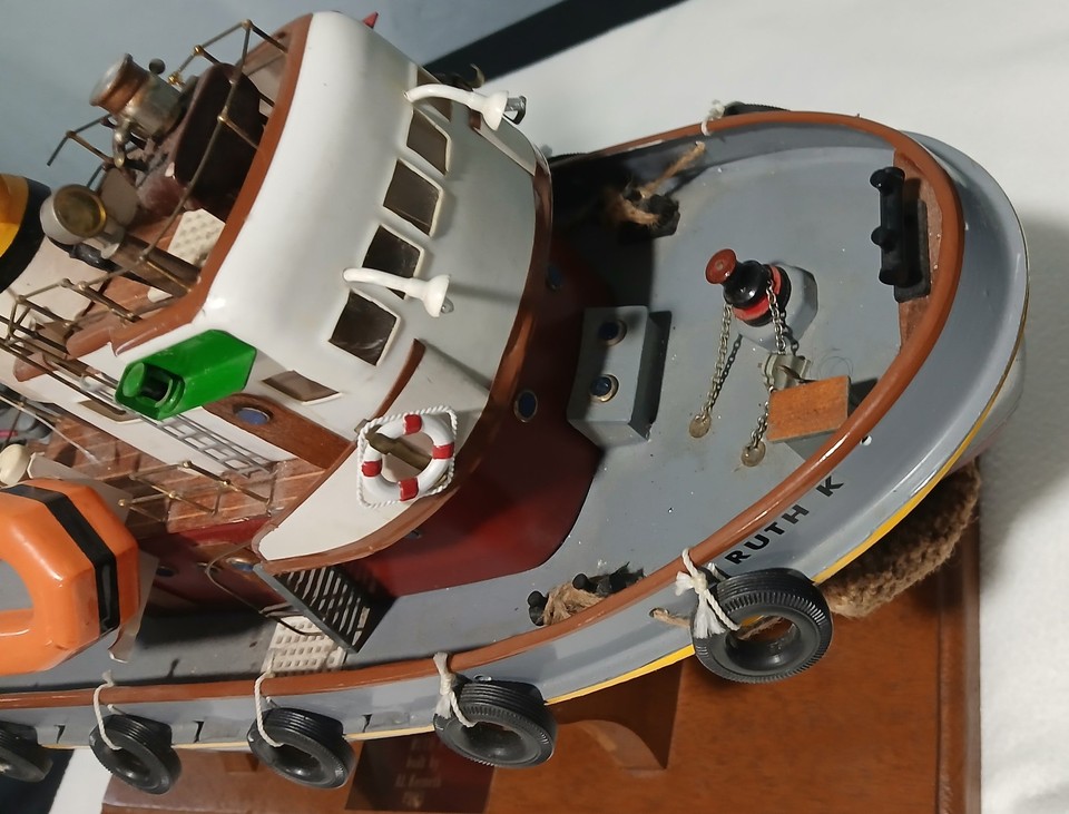 Vintage Robbe Model Neptun German Harbor Tug Boat R/C Boat Remote ...