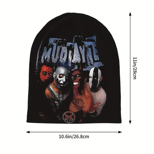 Mudvayne Band Heavy Metal Black Hat Stretchy Lightweight Soft Beanie ...