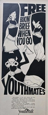 1967 Youthcraft Girls Bikini Panties Underwear Bra Slip Girdle Fashion ...