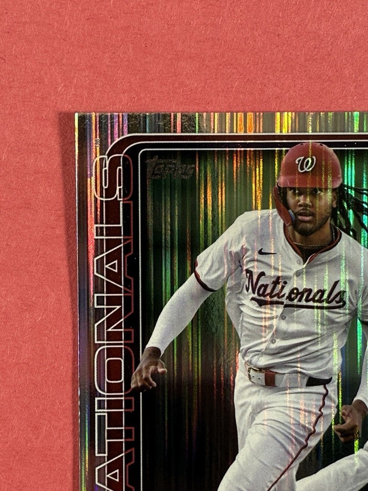 2025 Topps Series 1 - James Wood RC Meijer Exclusive Tinsel Parallel ...
