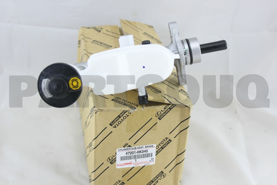 472010K040 Genuine Toyota CYLINDER SUB-ASSY, BRAKE MASTER 47201-0K040 ...