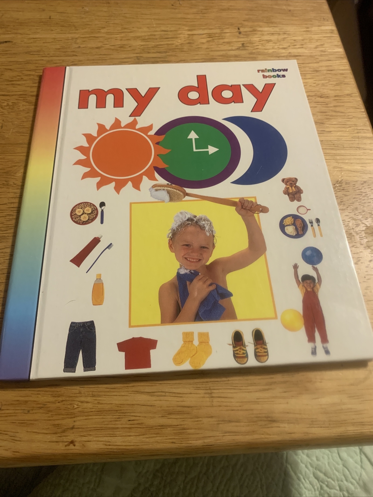 Rainbow Books My Day: Kids Hardback Book | eBay