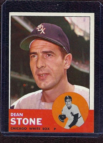 1963 Topps Baseball Card #271 Dean Stone, Chicago White Sox, EX! | eBay