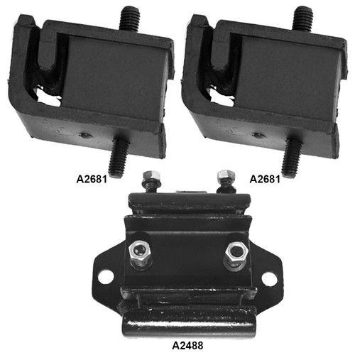Front LH, RH Engine Mounts & Rear Auto. Trans Mount 3PCS for Nissan 210 ...
