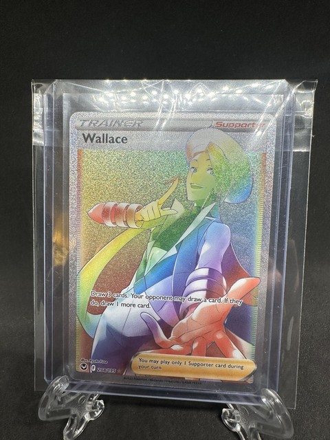 Pokémon TCG Wallace Silver Tempest 208/195 Holo Secret Rare for sale ...