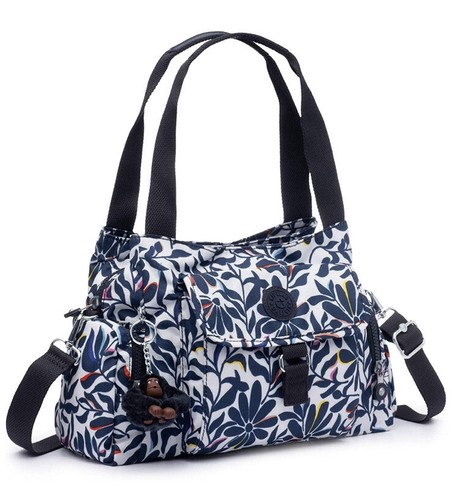 NWT Kipling HB7680 Felix L U Floral Flourish Handbag Shoulder Crossbody ...