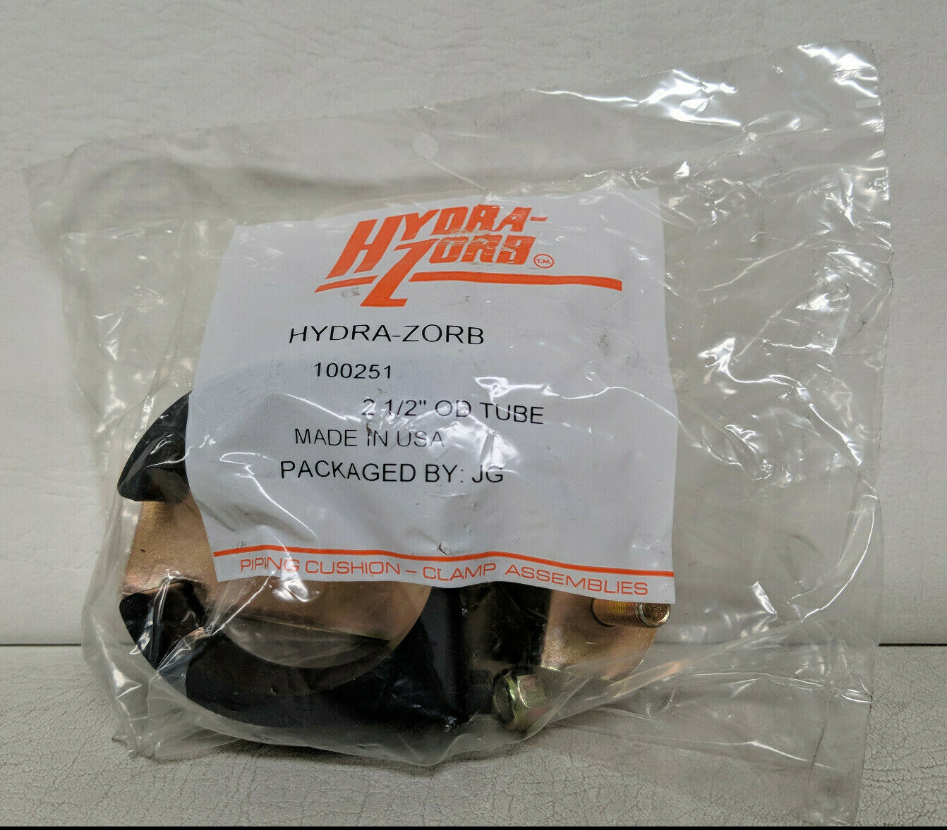 ~Discount HVAC~ WS-100251 - Hydra-Zorb - 2-1/2" OD Tube Hydro Clamp | eBay