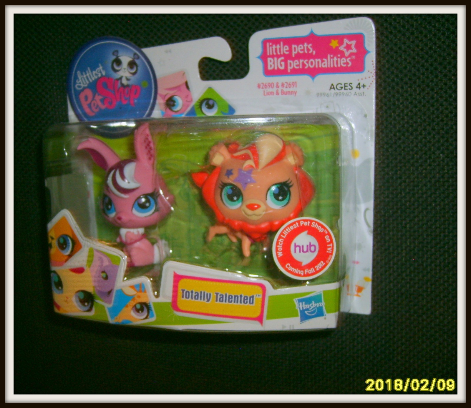 Littlest Pet Shop Totally Talented Pet Lion #2690 & Bunny #2691 NEW | eBay