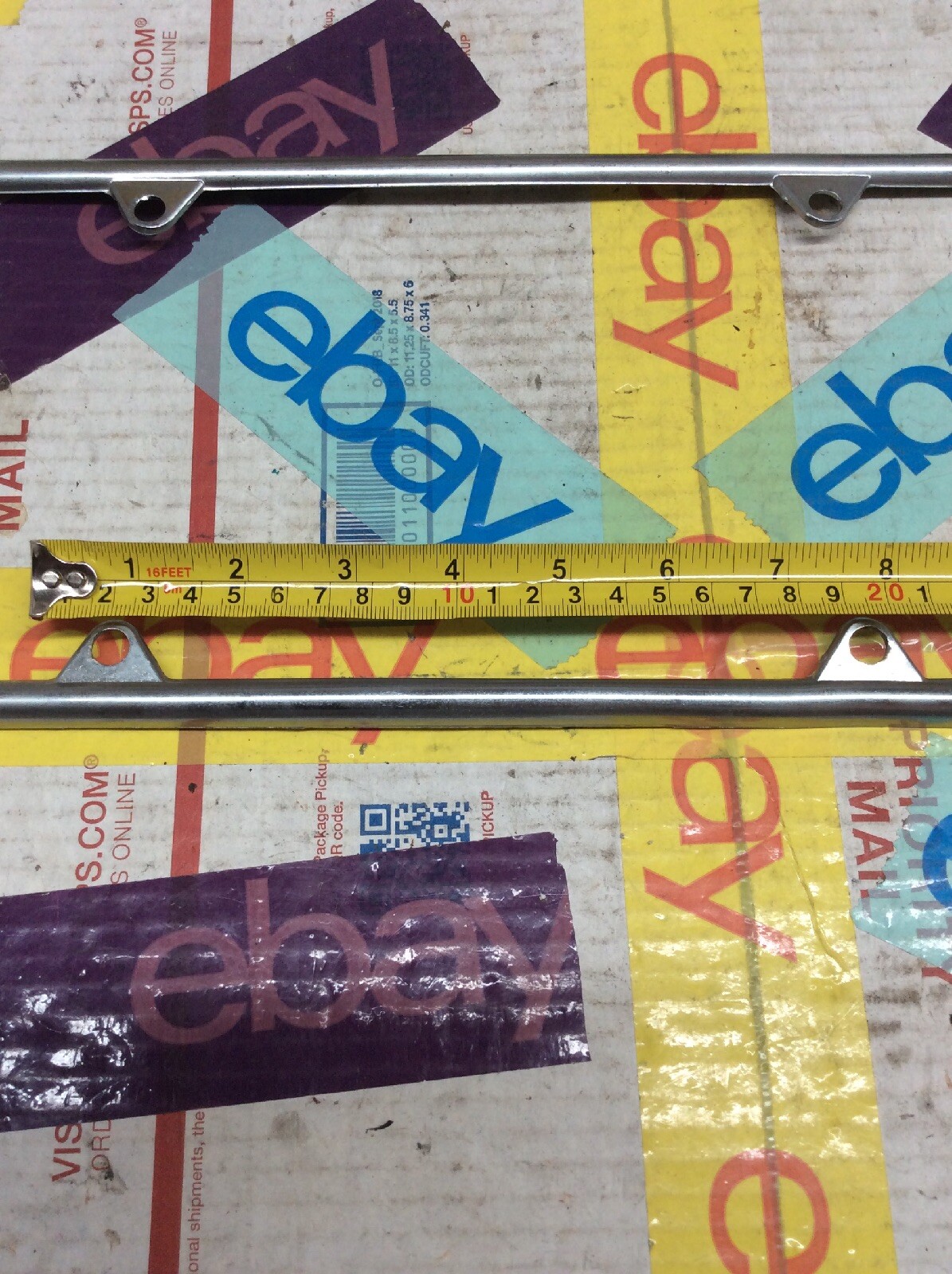 DATSUN NISSAN 240Z License Plate Frame Trim Bezel (SET) 2Pcs * SHIPS ...