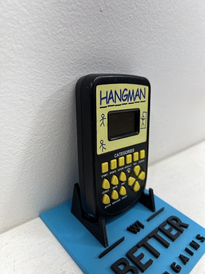 Hangman Pocket Arcade Handheld Game Electronic Video Game *Tested* | eBay