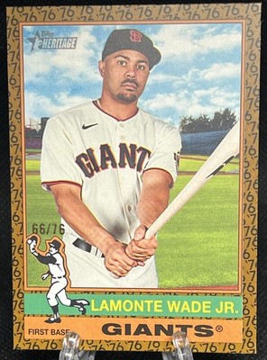 LaMonte Wade Jr. 2025 Topps Heritage High Number SP Color of the Year ...
