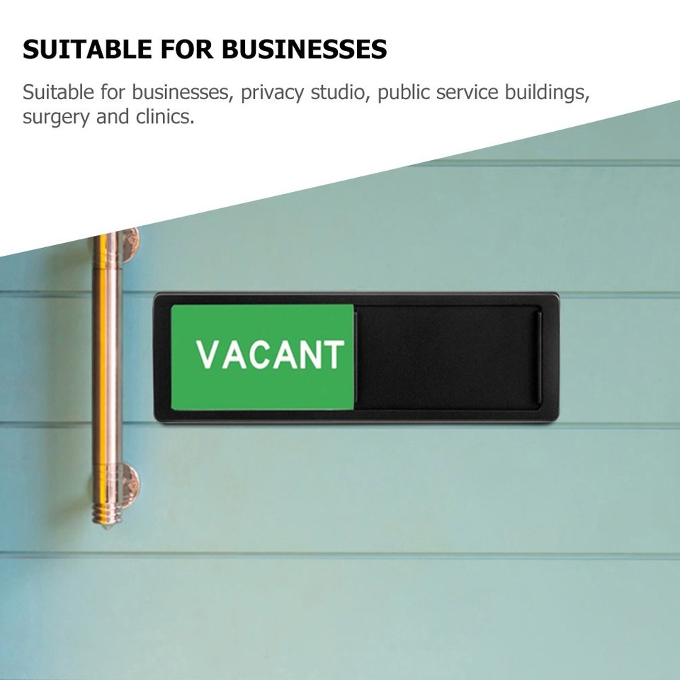 2 Pcs Sliding Door Indicator Office Status Sign Slide Meeting Room ...