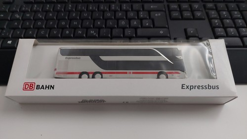 AWM 1:87 Setra S 431 DT, DB Frankenbus, OVF, Expressbus Nürnberg-Prag ...