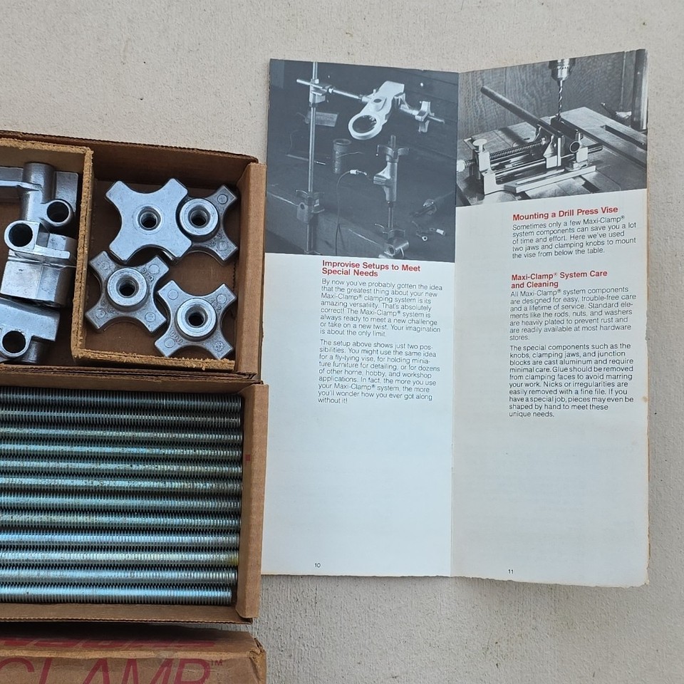 New Open Box Shopsmith Shopmate Maxi-Clamp System Original Box ...