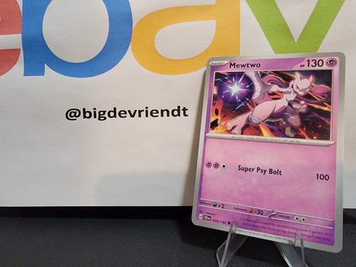 Mewtwo 059/142 Stellar Crown Pokemon Card NM | eBay