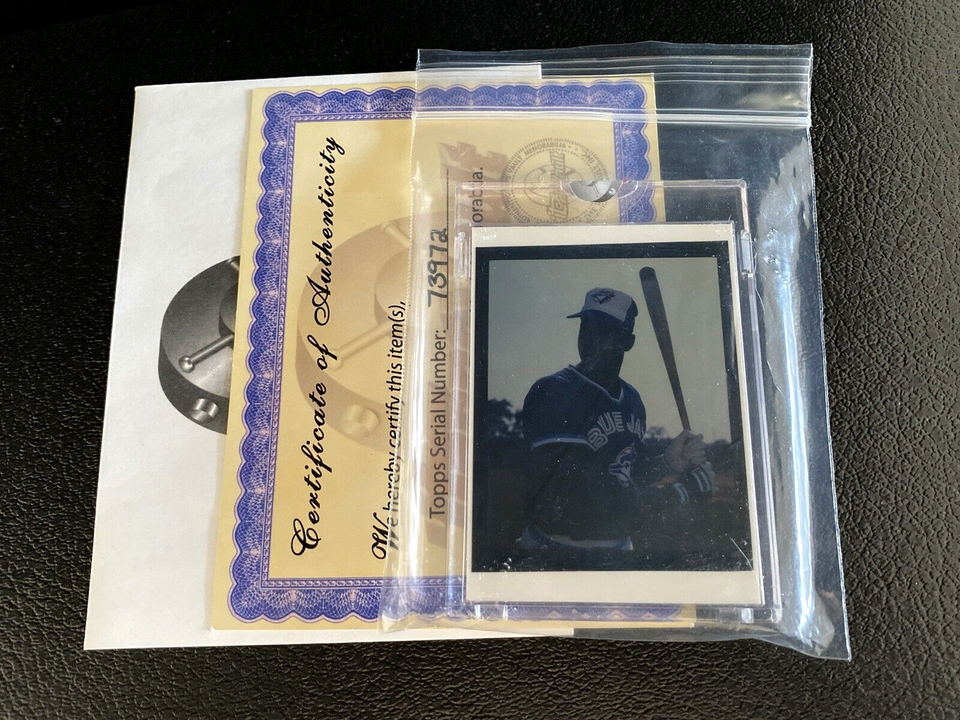 1985 Topps Vault Fred McGriff Original Color Photo Negative 1/1 Pre ...