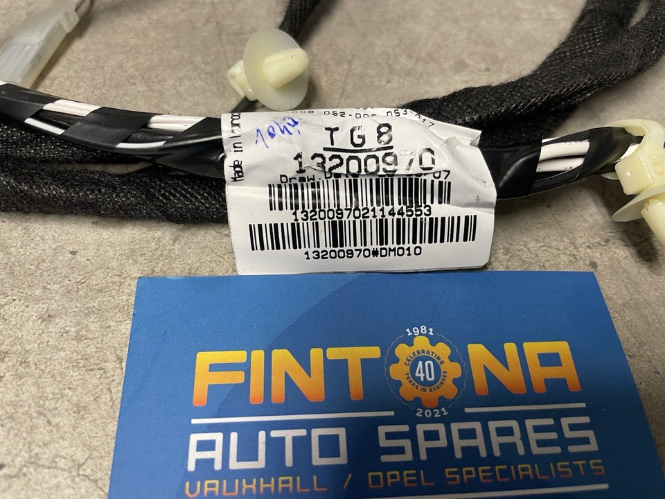 OEM Vauxhall Corsa D 5 Door Tailgate Boot Wiring Harness Repair Loom ...