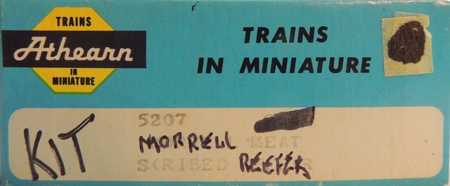 HO Scale Athearn 5207 Morrell Meats 40' Single Door Reefer 9089 C914 ...