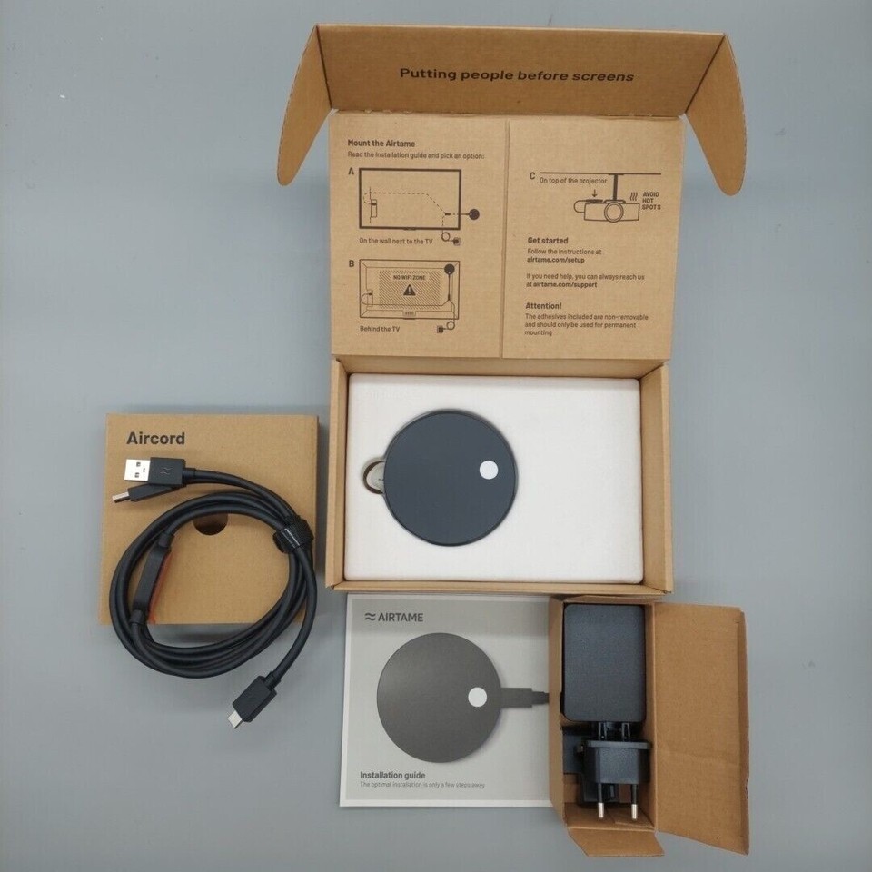 Brand New In BOX Airtame 2 AT-DG2 Wireless HDMI Dongle and Adapter ...